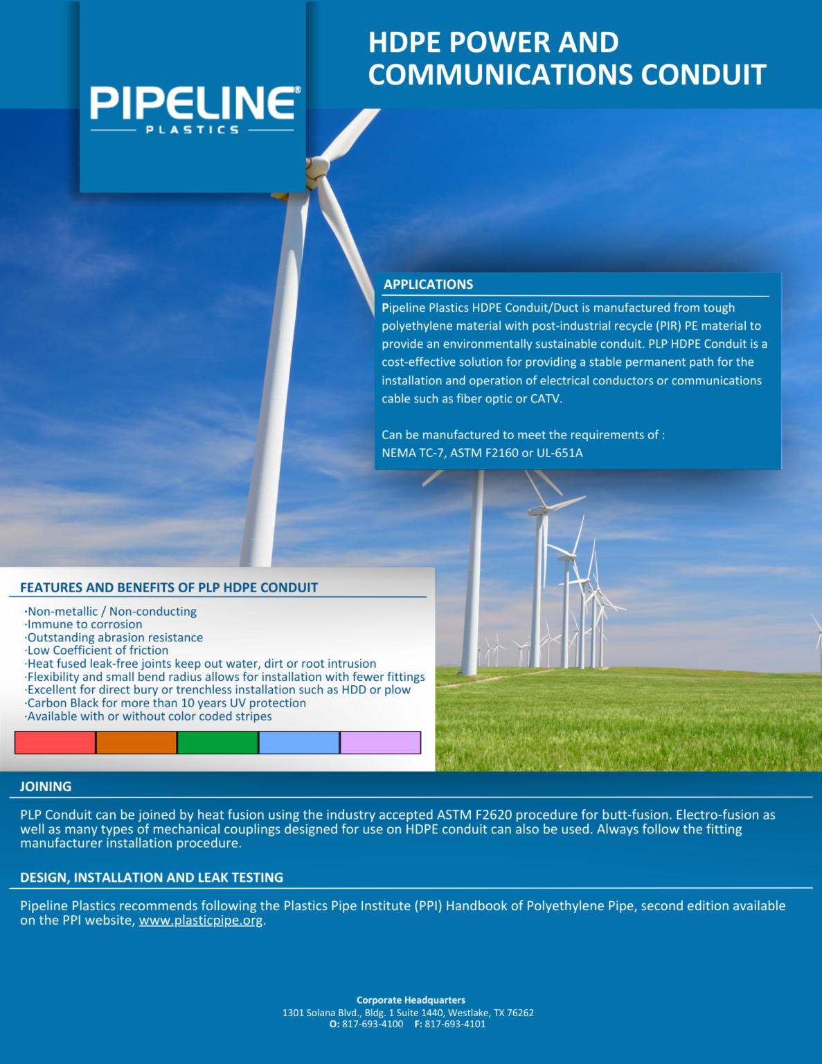 Product Brochures | Pipeline Plastics